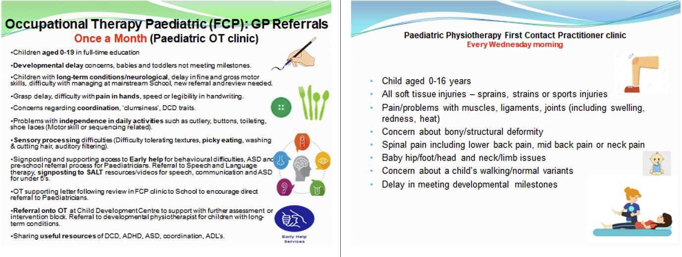 Paediatric First Contact Physiotherapy and Occupational Therapy - Poole ...